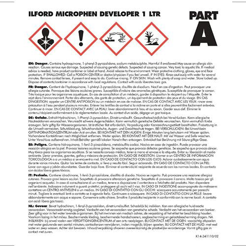Ilford Microphen Developer (Powder) for Black & White Film - Makes 1 L ...
